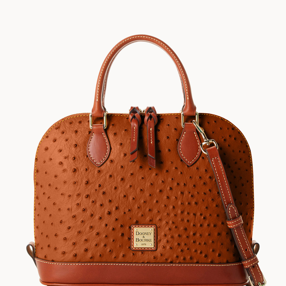Ostrich Zip Zip Satchel – ILoveDooney