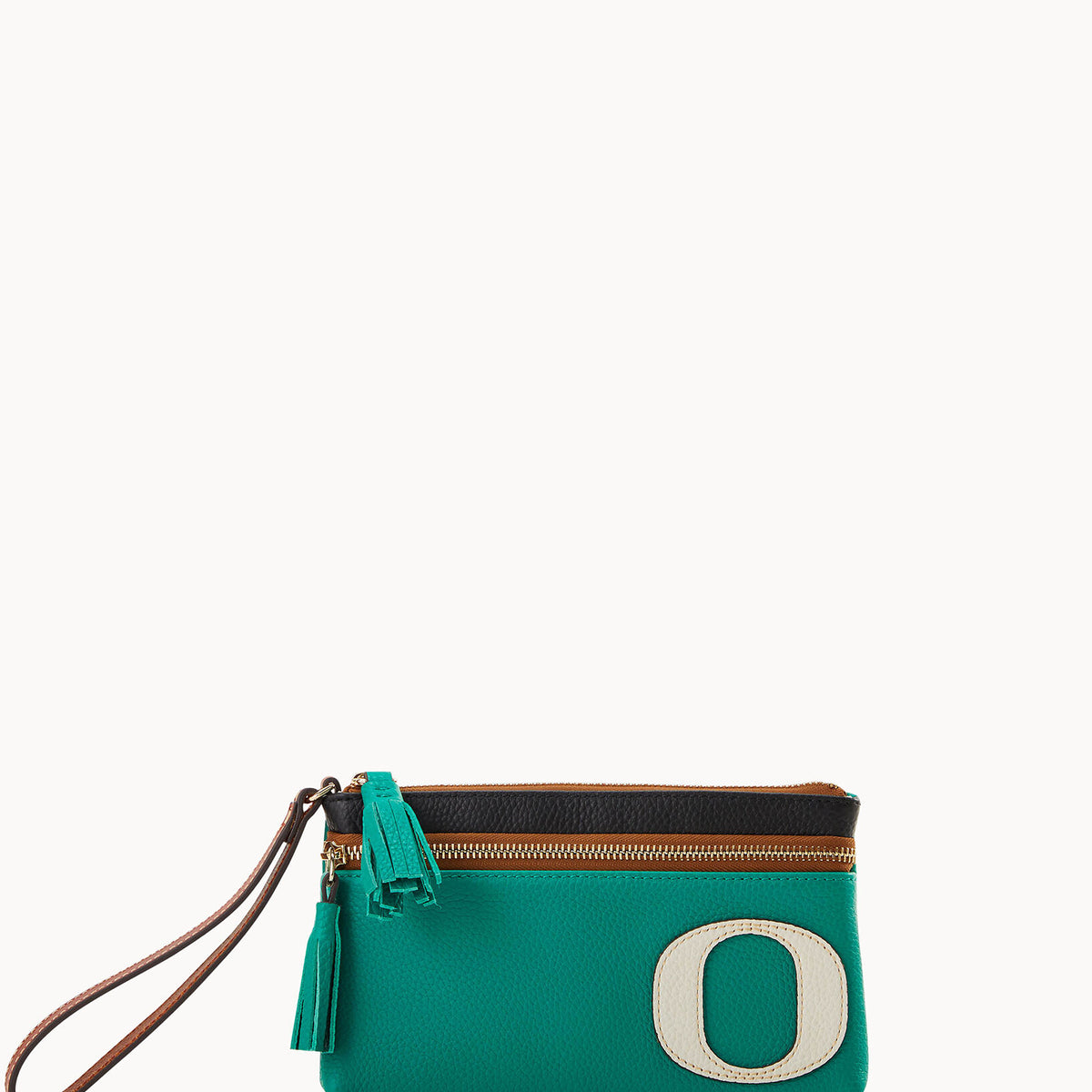 Collegiate University of Oregon Double Zip Wristlet – ILoveDooney