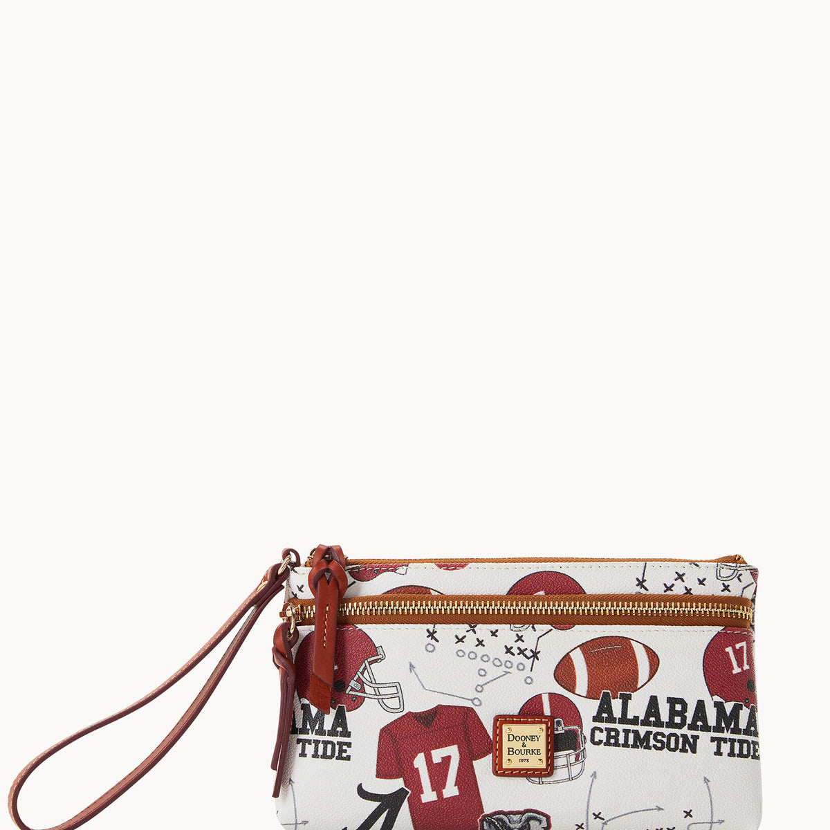 Collegiate University of Alabama Double Zip Wristlet – ILoveDooney